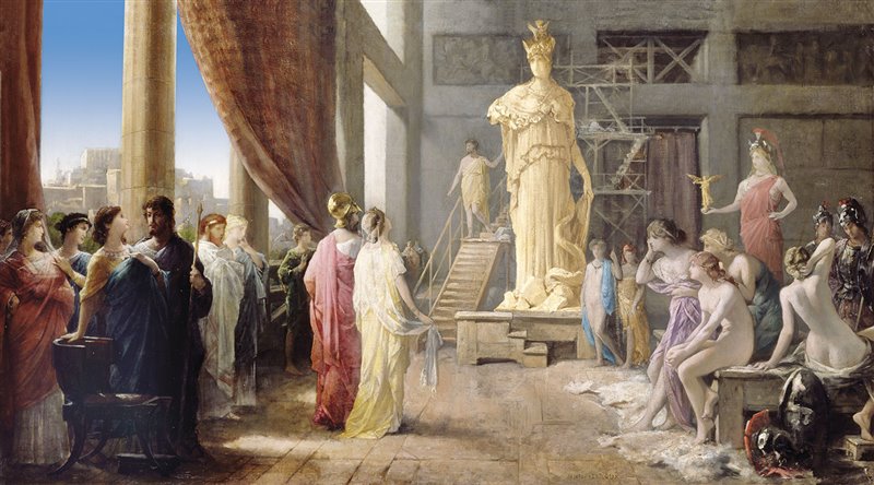 La costruzione del Partenone