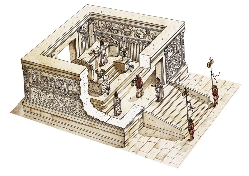 Il ritrovamento dell’Ara Pacis, l’altare di Augusto
